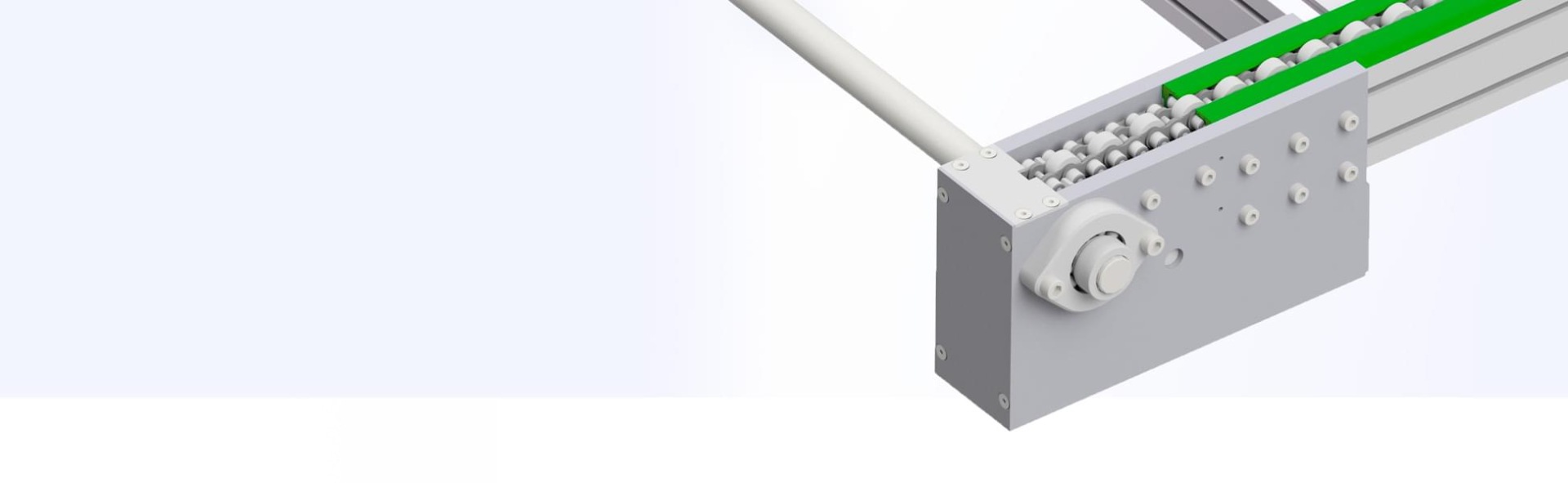 Accumulating chain conveyors | ALUTEC KK s.r.o.