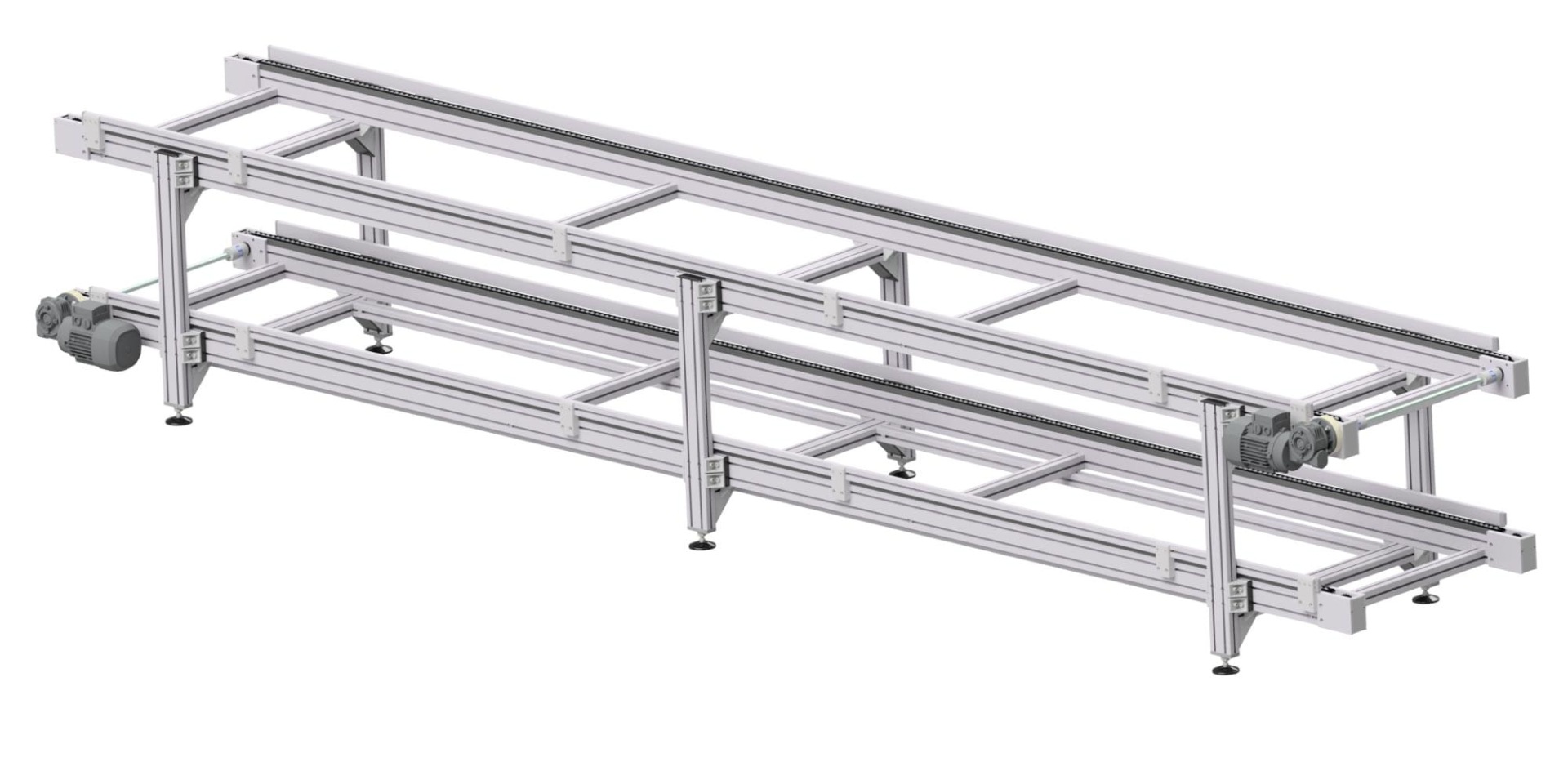 Accumulating chain conveyors | ALUTEC KK s.r.o.