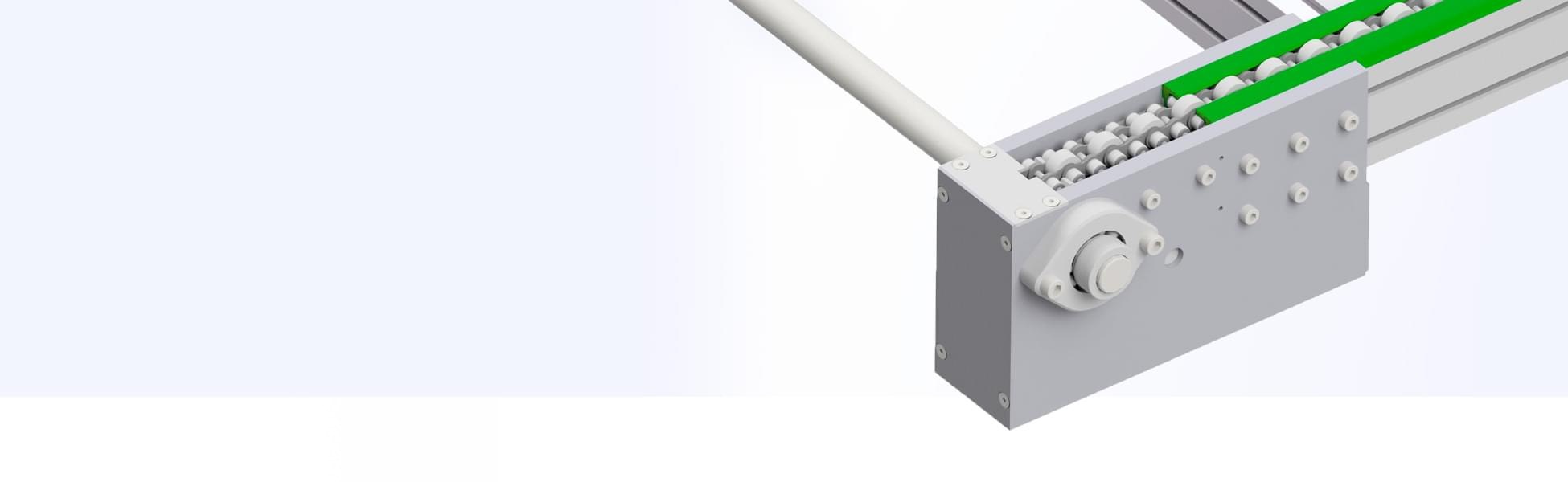 Accumulating chain conveyors | ALUTEC KK s.r.o.